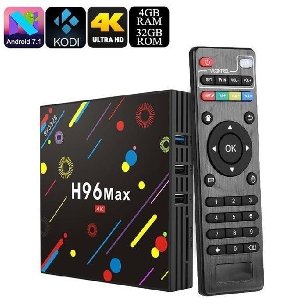 H96 MAX TV Box. Dokany